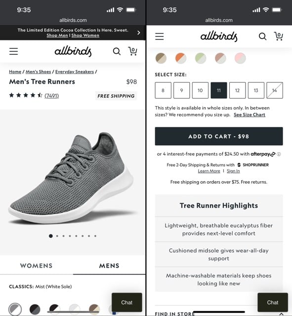 Top 25+ eCommerce Mobile Site Examples You Can Learn From [2025]